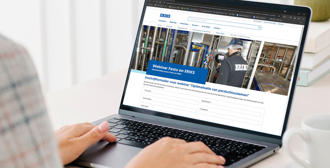 Webinar Festo en ERIKS: Optimalisatie van persluchtsystemen