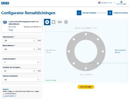 Flensafdichtingen & pakkingen